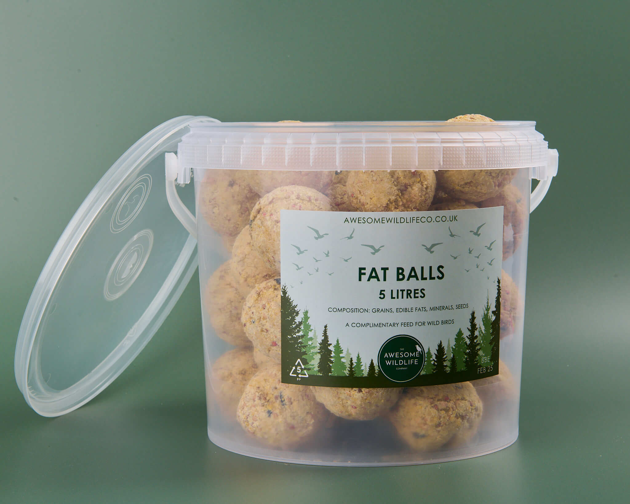 Premium Fat Balls - 5l Tub – Awesome Wildlife Co