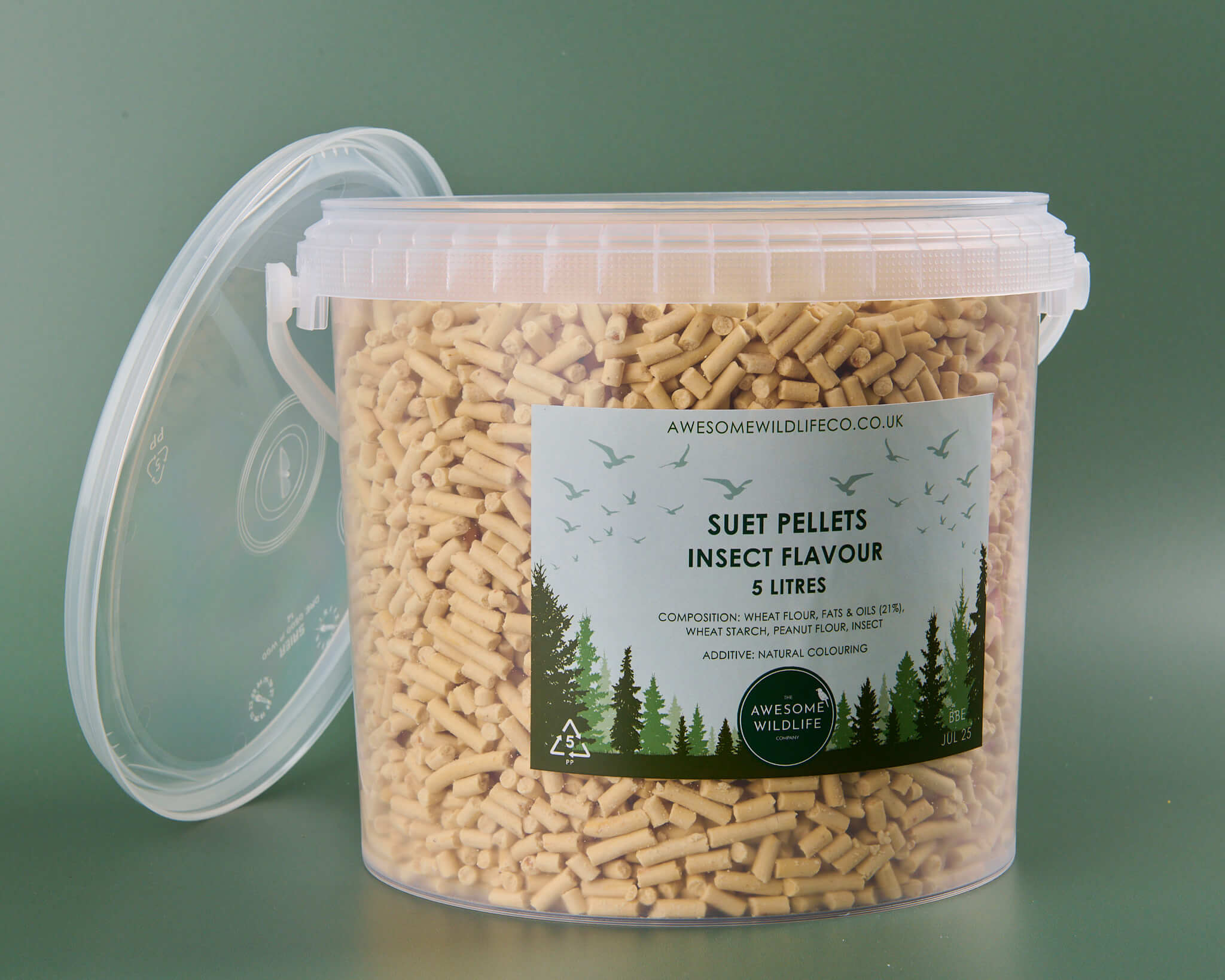 Suet Pellets - Insect Flavour 5l Tub – Awesome Wildlife Co